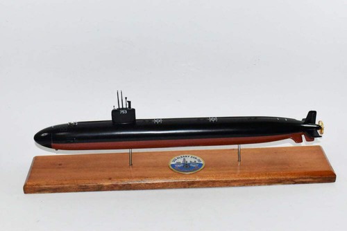 USS Albany SSN-753 Submarine,Navy,Scale Model,Mahogany,20 inch,LA Class ...