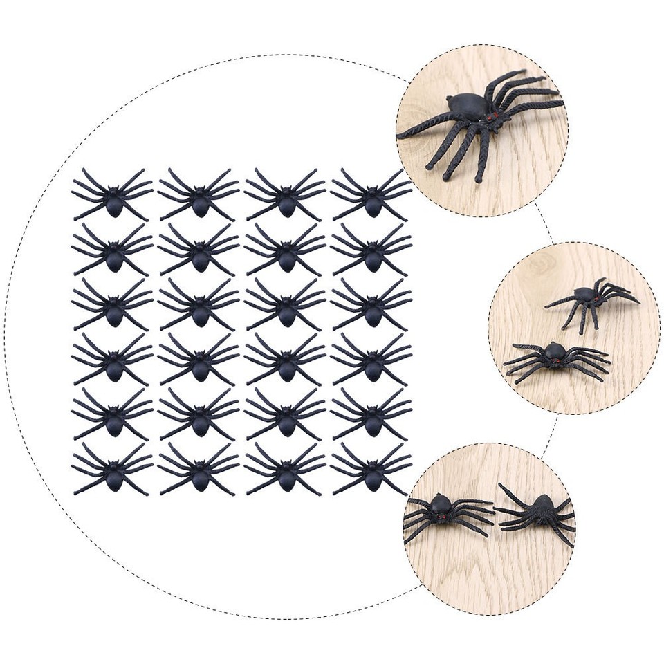 40 Pcs Spiders Decoration Prank April Fools' Day Toy Party Props | eBay ...