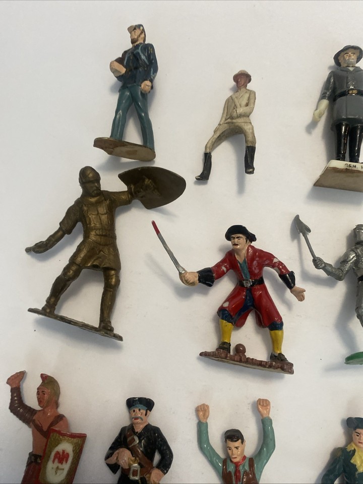 Marx Warriors of the World Plus Lot Plastic Figures Pirates Soldiers As ...