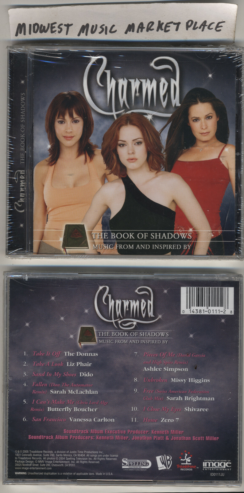 Charmed: The Book of Shadows by Original Soundtrack (CD, Apr-2005 ...