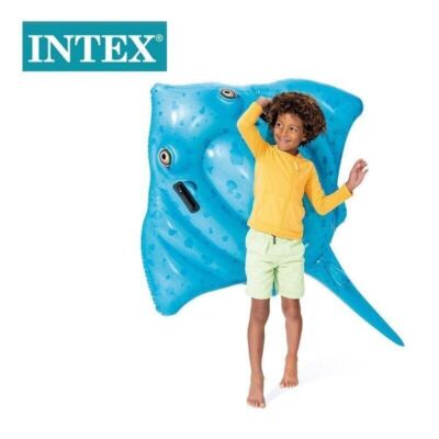 Intex Kid Inflatable Pool Stingray Float Toy Beach Ride On Float ...