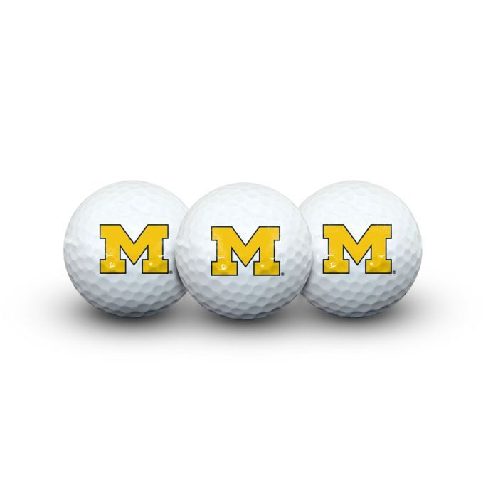 NCAA Golf Ball 3 Pack in Clamshell Choose Your Team (Officially ...