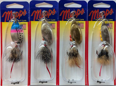 4 - Mepps Aglia Spinner - 1/3 oz. - Four Great Colors! FREE SHIPPING | eBay