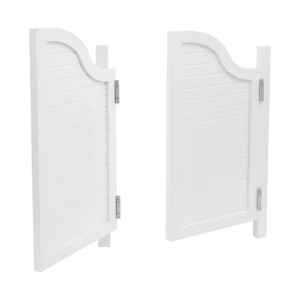 White Swing Solid Wood Door Partition Door For Shop Entrance Partition ...