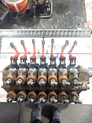 416 UNKNOWN BRAND 7 SECTION DVA20 VALVE BANK Gresen Hydraulics tractor ...