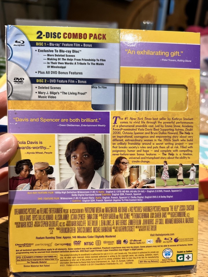 The Help (Blu-ray, 2011) 786936820379 | eBay