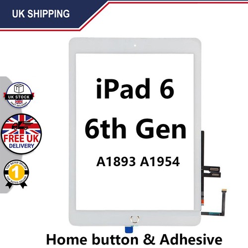 For 2018 iPad 6th Gen A1893 A1954 Touch Screen Digitizer Replacement ...
