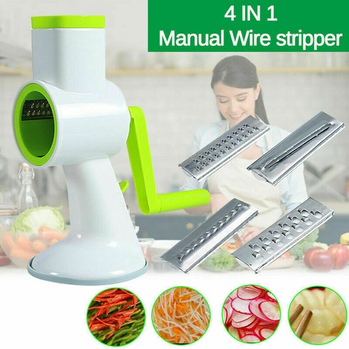 Multifunction Manual Round Vegetable Cutter Slicer Grater Shredder ...