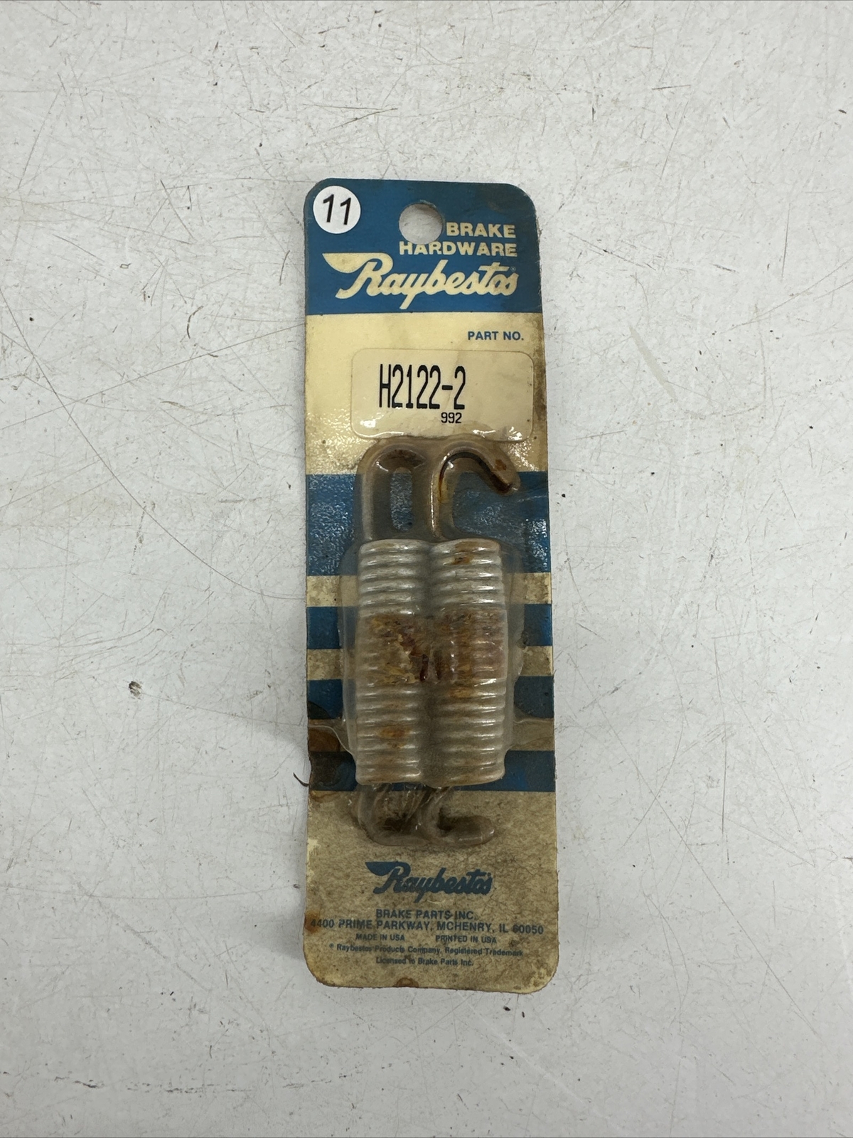 Raybestos H2122-2 Drum Brake Adjusting Override Spring Rear Front H2122 ...