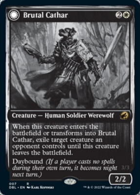 MTG - Brutal Cathar (DBL) FOIL | eBay Australia