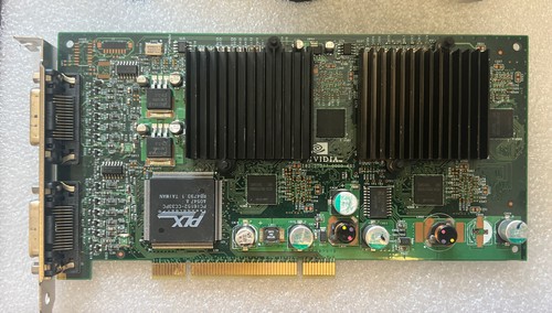 NVIDIA P77 180-50077-0000-A05 OW7881 QUADRO4 400 NVS PCI QUAD VGA DDR ...