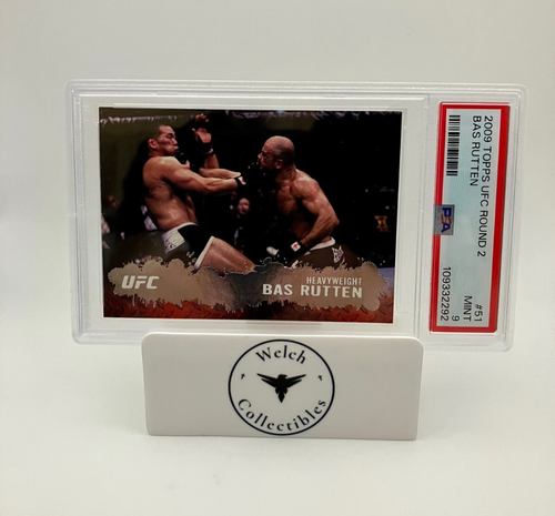 2009 Topps UFC Round 2 #51 Bas Rutten : Rookie Card : PSA 9 | eBay