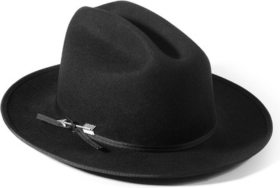 Open Road Hat Fedora Pure Wool Felt Vintage Rancher Vented... | eBay