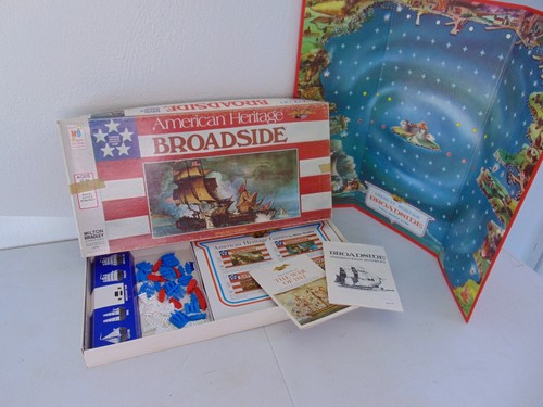 Broadside American Heritage Boardgame Vintage 1962 Ship Battle Game 99% ...