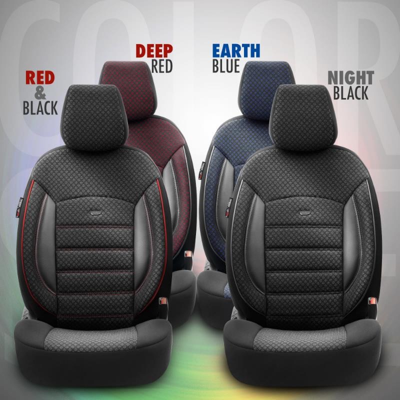 Car Seat Covers SPORT PLUS LINE Black For Daihatsu TERIOS 1997-2005 ...