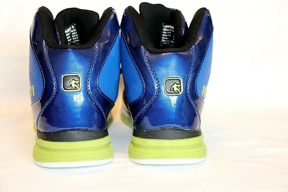 AND1 Blitz Men's Basketball Shoes Size 11. Blue and Lime Green - New in ...