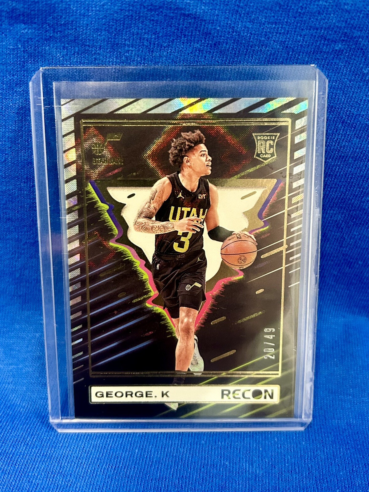 Keyonte George 2023-24 Panini Recon Effects Holo /49 Rookie RC #237 ...