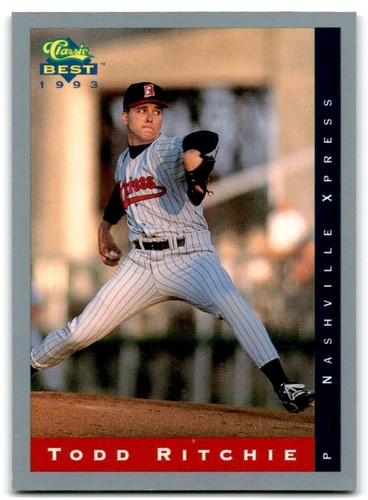 1993 Classic Best Todd Ritchie Nashville Xpress #251 | eBay