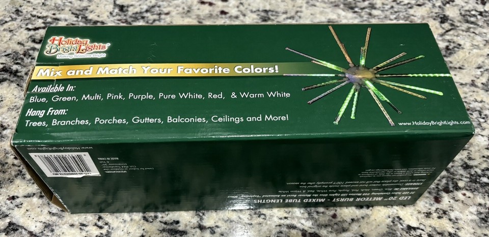 Meteor Shower Burst Christmas Lights LED (Multi Color) | eBay