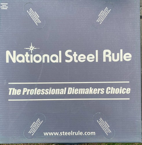 National Steel Rule 100’ Feet .870 4 PT Crease SNN Coil 22.10 x 1.42 mm ...