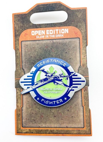 Disney Park Star Wars Resistance Fighter Glow N Dark Pin Pinback Lapel ...