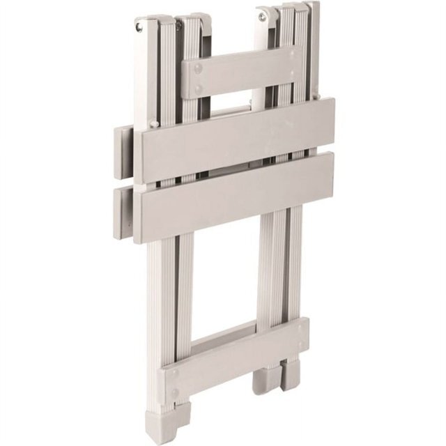 Camco Small Folding Side Table Supports Up to 130Lbs Aluminum, Silver ...