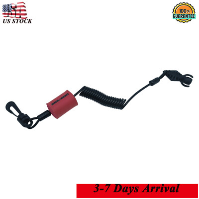 Red Safety Lanyard Key Cord Clip For Sea-Doo 278002843/278003410 Spark ...