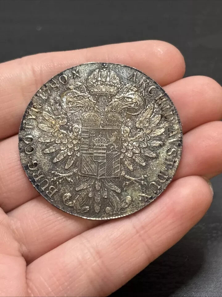 RARE 1780 Austria Maria Theresa Thaler Silver Coin Restrike. OVER 245 ...
