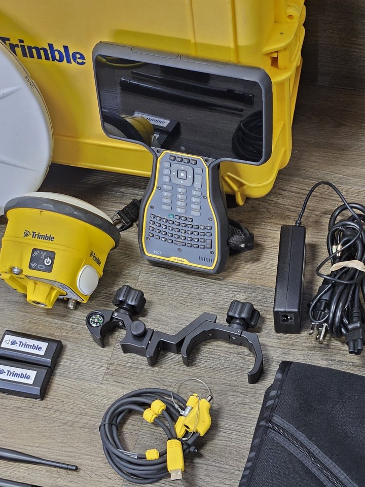Trimble SPS855 SPS986 GPS GNSS Galileo Base Rover RTK Kit TSC7 ...