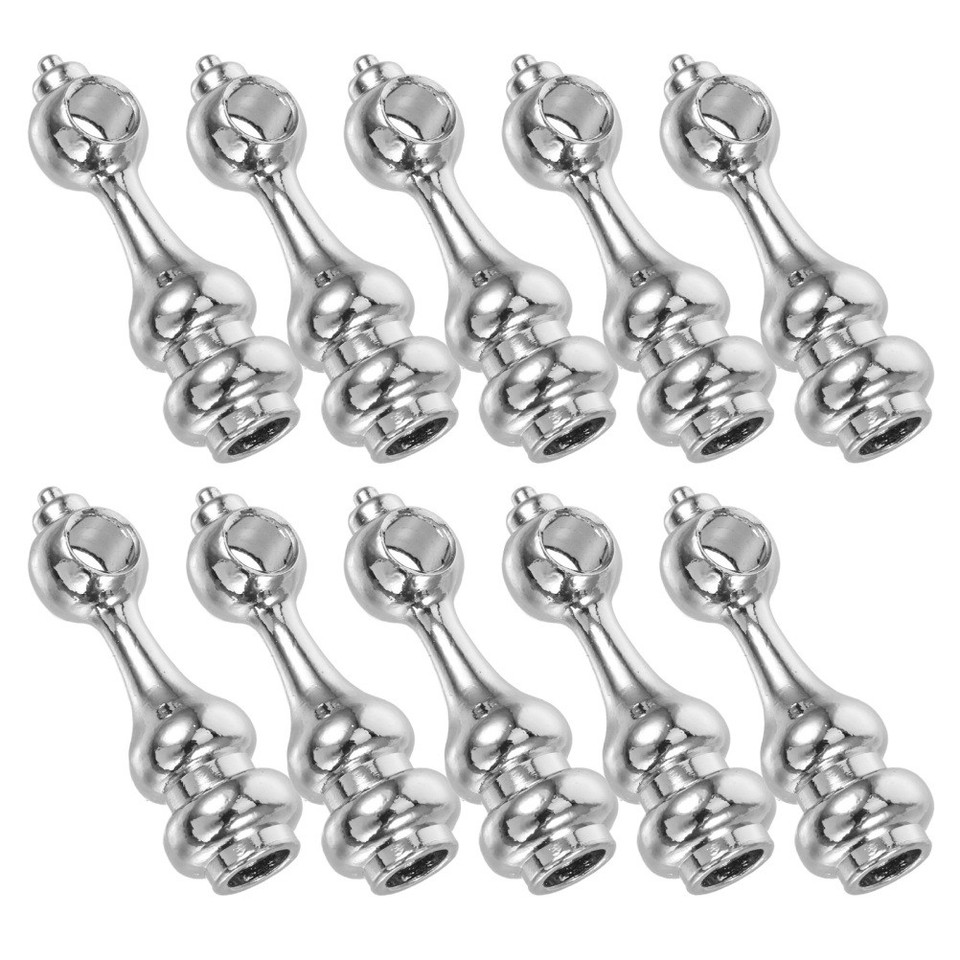 10pcs Zinc Alloy Glass Railing Post End Cap with 4mm Hole Diameter ...