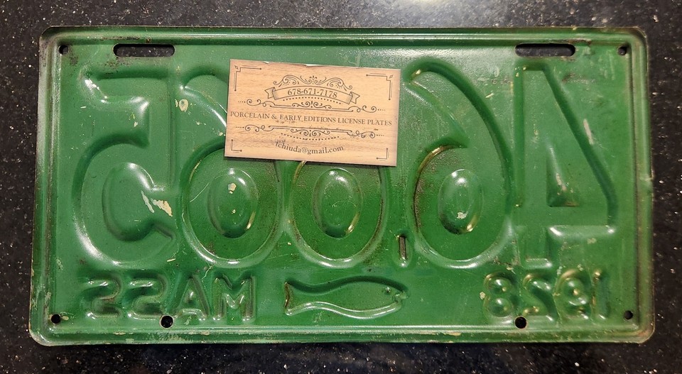 1928 Mass MA Massachusetts Automobile License Plate Car Auto Tag ...