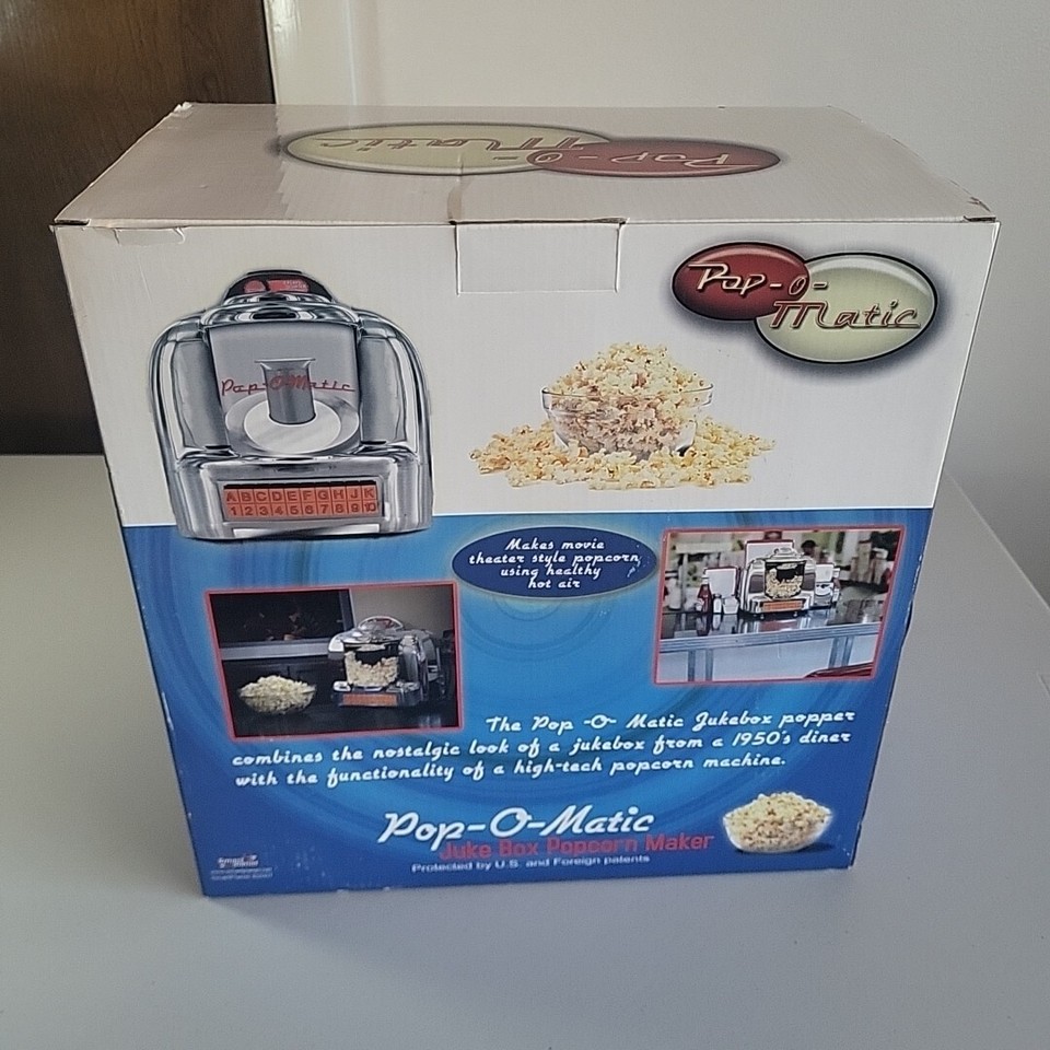 POP-0-MATIC 1950'S STYLE DINER JUKE BOX POPCORN MAKER | eBay