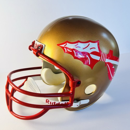 Helmet Florida State Seminole Full Size Trophy Riddell Vtg 80s FSU ...