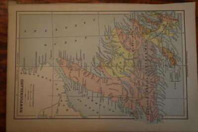 1900-Now - Map Of Newfoundland