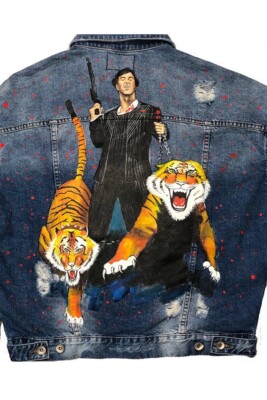 Scarface Limited Edition Hand Painted Denim Jacket | eBay