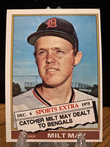 1976 Topps Traded Milt May #532T - Detroit Tigers (B2) | eBay
