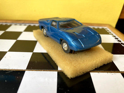 Rare Eldon HO Slot Car; ELDON Blue Ford GT 40 HO Scale Slot Car! Runs ...