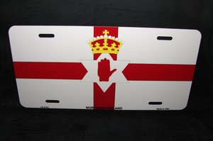 NORTHERN IRELAND FLAG METAL CAR LICENSE PLATE | eBay