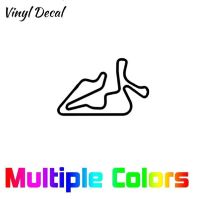 Area 27 Motorsports Park Track Decal | Race Outline Sticker Helmet Car ...