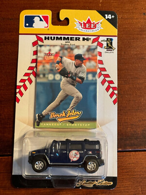 2005 Fleer Ultra Derek Jeter H2 Hummer Die-Cast W/Card Sealed New York ...