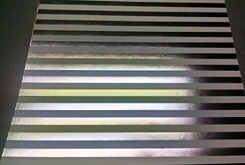 12x12 Cardstock Papers - Foil Silver Stripe - 2pcs | eBay