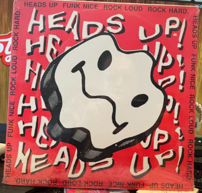 HEADS UP "Funk Nice Rock Loud Rock Hard" LP New Still Sealed 1989 Funk ...