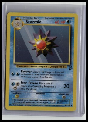Pokemon Base Set 2 #094/130 Starmie R5712 | eBay