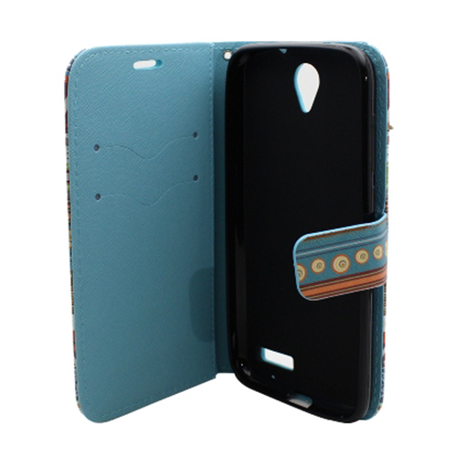 Diary-Style Folio Faux Leather Cover w/Stand Case for ZTE Diary-Style Folio Faux Leather Cover w/Stand Case for ZTE