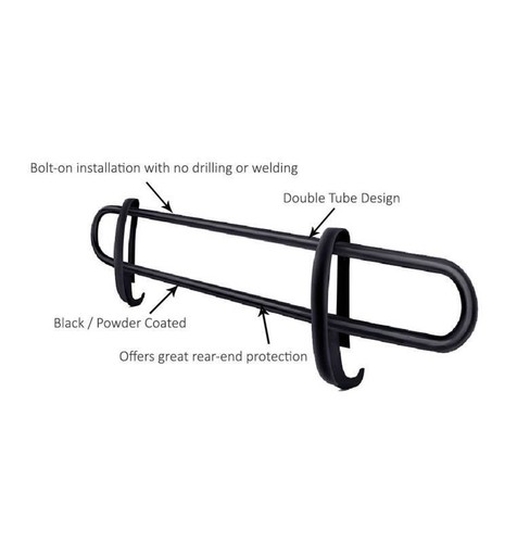 2007-2014 Toyota FJ Cruiser Black Horse Off Road Rear Bumper Guard ...