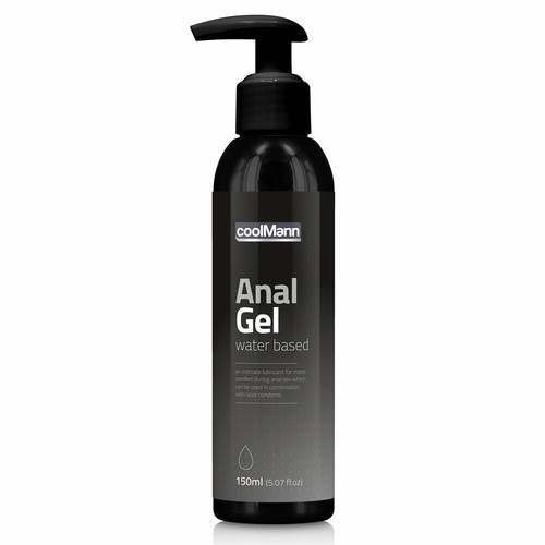CoolMann Anal Gel 150ml Male Water Based Latex Cobeco Men Sex Lube for ...