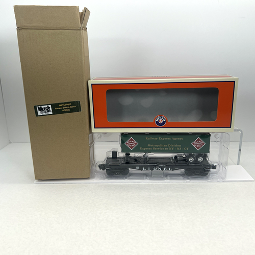 Lionel 6-58501 TCA METCA Railway Express Agency Trailer on FC O NEW ...