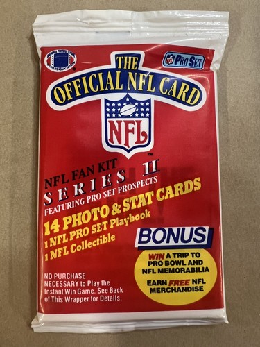 (23) 1990 SERIES II NFL PRO SET PACK OF 14 CARDS FACTORY SEALED | eBay