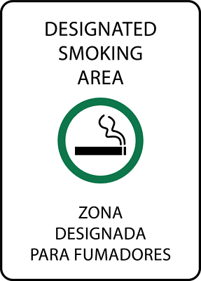 Zona Designada Para Fumadores Una Zona Designada Para Fumadores Con