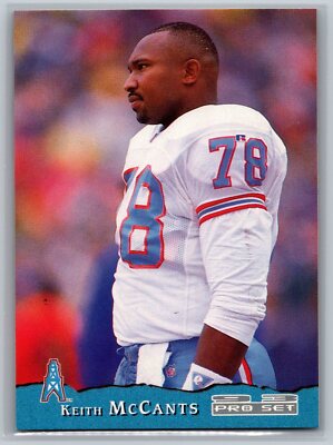 1993 Pro Set Football #179 Keith McCants Houston Oilers | eBay